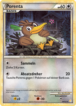 Porenta | HeartGold SoulSilver | Sammelkarten-Datenbank | Pokemon.de
