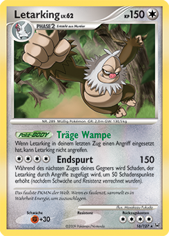 Letarking | Platin | Sammelkarten-Datenbank | Pokemon.de