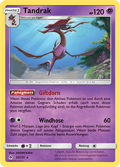 Tandrak | Pokédex