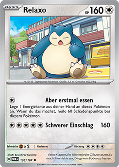 Relaxo | Maskerade im Zwielicht | Sammelkarten-Datenbank | Pokemon.de