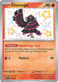 Choreogel | Paldeas Schicksale | Sammelkarten-Datenbank | Pokemon.de