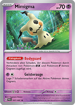 Mimigma | Paldeas Schicksale | Sammelkarten-Datenbank | Pokemon.de