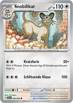 Snobilikat | Nebel der Sagen | Sammelkarten-Datenbank | Pokemon.de