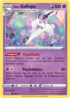 Galar-Gallopa | Schwert & Schild | Sammelkarten-Datenbank | Pokemon.de