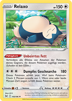 Relaxo | Verlorener Ursprung | Sammelkarten-Datenbank | Pokemon.de