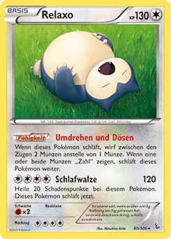 Relaxo | XY – Flammenmeer | Sammelkarten-Datenbank | Pokemon.de