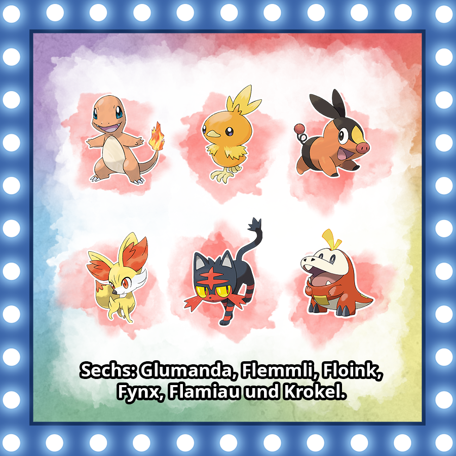 Drehe das Farbrad – mit dem Farbenquiz zu den ersten Partner-Pokémon ...