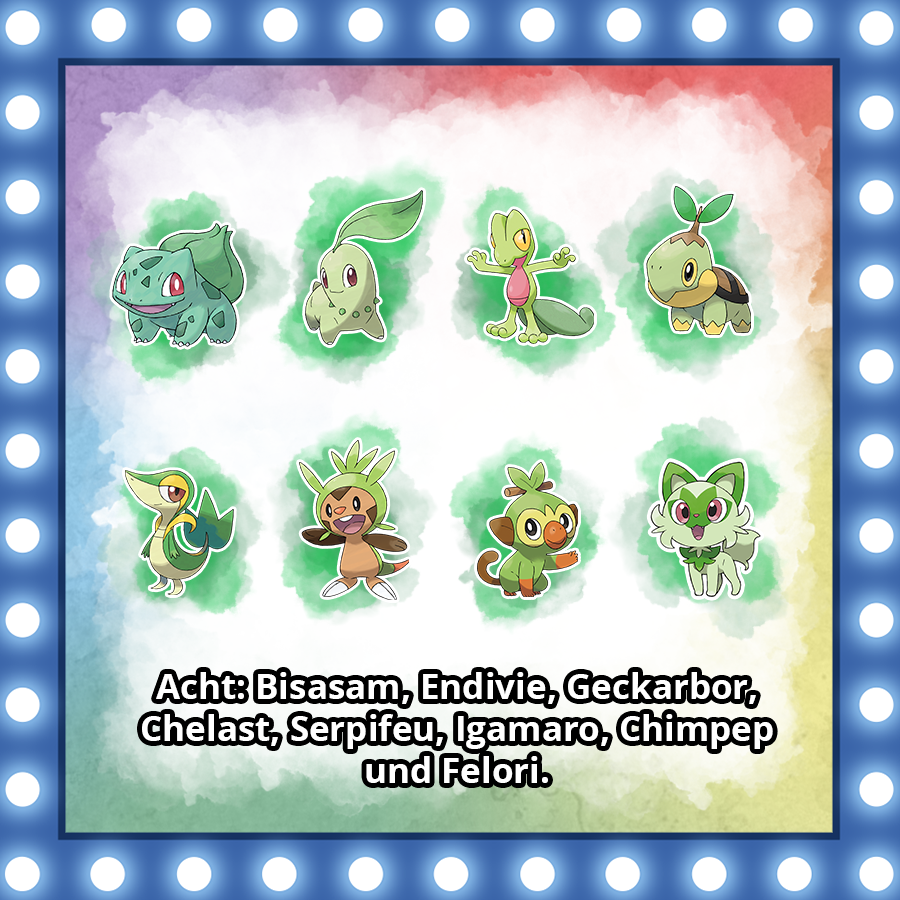 Drehe das Farbrad – mit dem Farbenquiz zu den ersten Partner-Pokémon ...