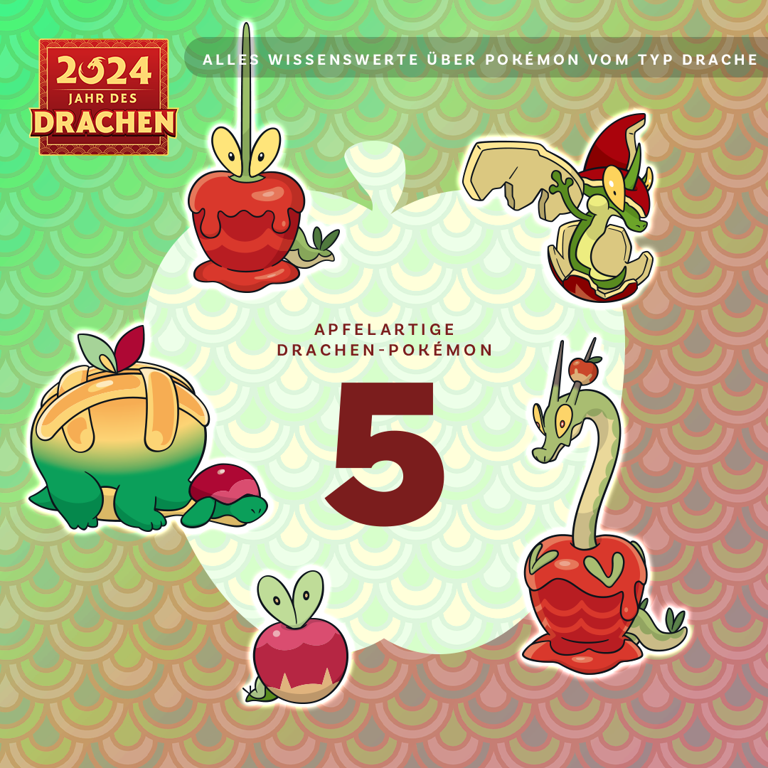 Infografik: Pokémon vom Typ Drache | Pokemon.de