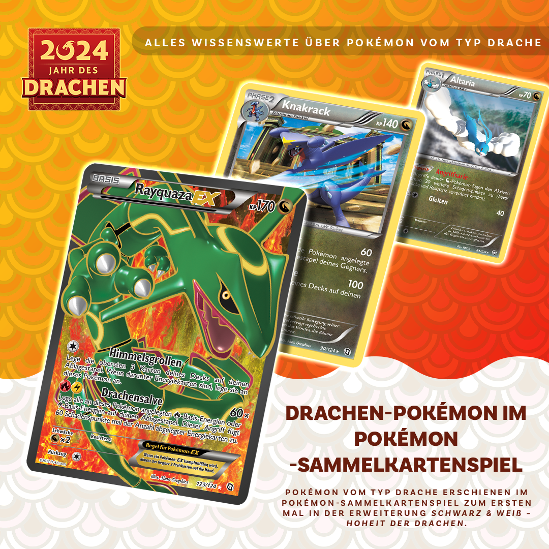 Infografik: Pokémon vom Typ Drache | Pokemon.de