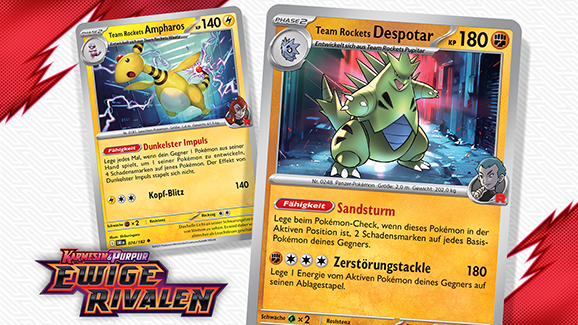 Rock and Lock mit Team Rockets Ampharos und Team Rockets Despotar ...