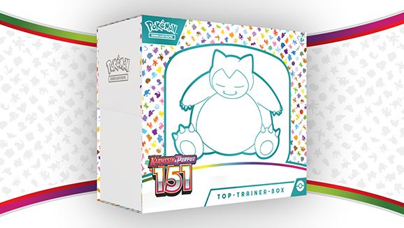 Pokémon-Sammelkartenspiel: Top-Trainer-Box Karmesin & Purpur – 151 ...