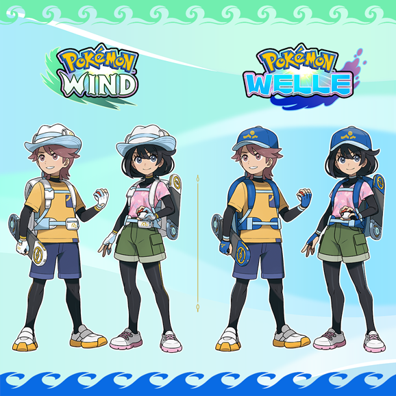 Sieh dir den neuen Trailer der Spiele Pokémon Wind und Pokémon Welle an ...