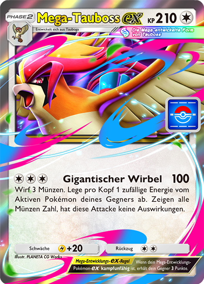Mega-Tauboss-ex-Drop-Event in Pokémon-Sammelkartenspiel-Pocket | Pokemon.de