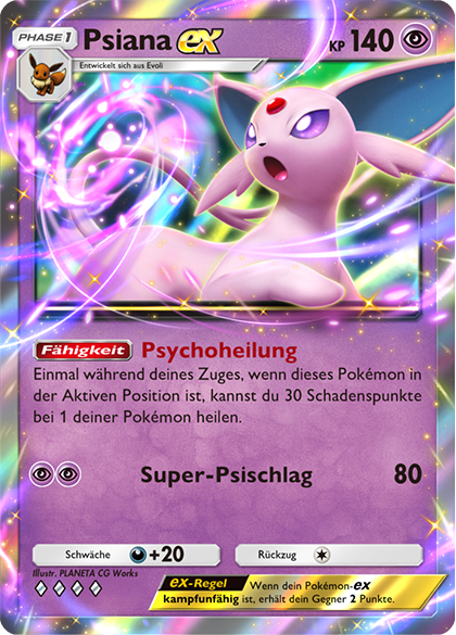 Pokémon-Sammelkartenspiel-Pocket: Strategie zur Deck-Vorlage für Psiana ...