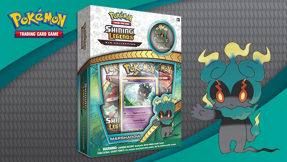 Pokémon TCG: Shining Legends Pin Collection—Marshadow | Pokemon.com