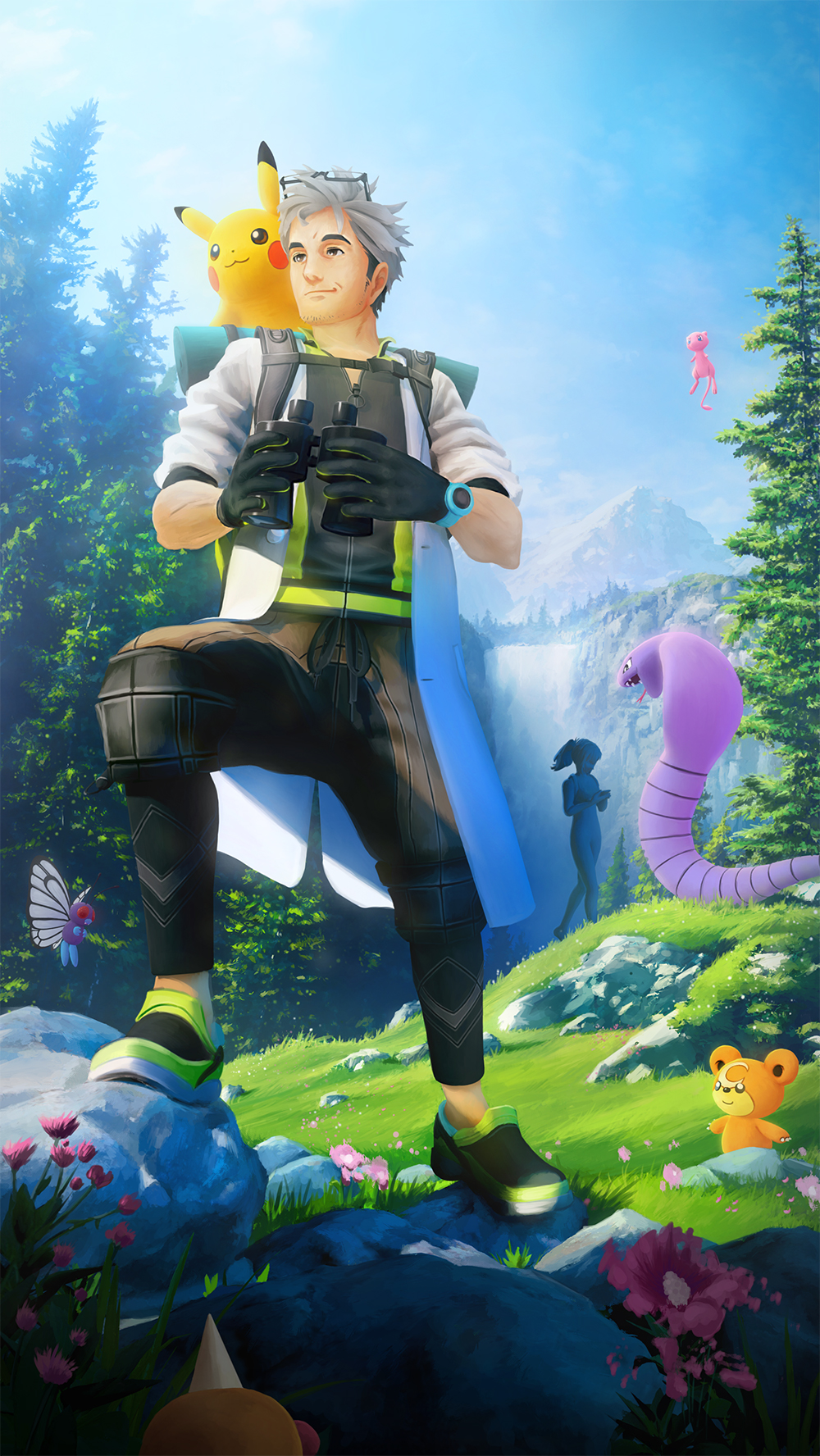 Interviews with the Artists of Pokémon GO Startup Screens | Pokemon.com