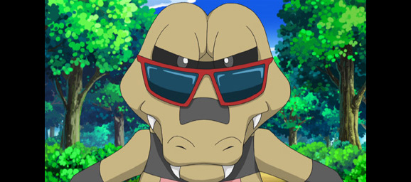 Pokemon Sandile With Glasses