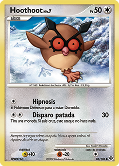Hoothoot | Diamante & Perla | Base de datos de cartas de JCC | Pokemon.com