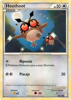 Hoothoot | HeartGold SoulSilver | Base de datos de cartas de JCC ...