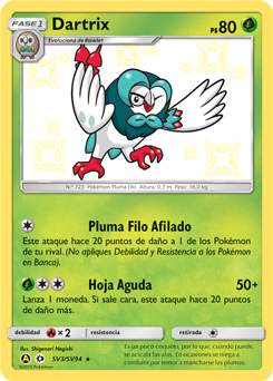Dartrix | Cartas alternativas | Base de datos de cartas de JCC | Pokemon.es