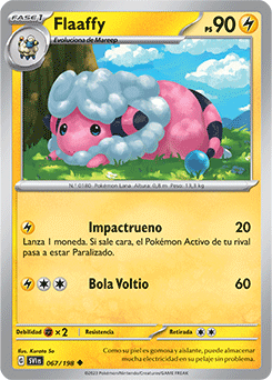 Flaaffy | Escarlata y Púrpura | Base de datos de cartas de JCC | Pokemon.es