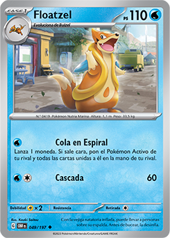 Floatzel | Llamas Obsidianas | Base de datos de cartas de JCC | Pokemon.es