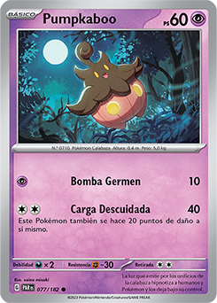 Pumpkaboo | Brecha Paradójica | Base de datos de cartas de JCC | Pokemon.es