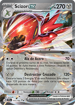 Scizor ex | Fuerzas Temporales | Base de datos de cartas de JCC ...