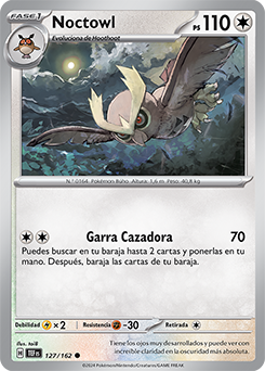 Noctowl | Fuerzas Temporales | Base de datos de cartas de JCC | Pokemon.com