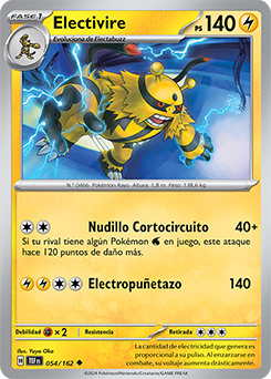 Electivire | Fuerzas Temporales | Base de datos de cartas de JCC | Pokemon.es