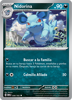Nidorina | 151 | Base de datos de cartas de JCC | Pokemon.es