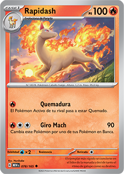 Rapidash | 151 | Base de datos de cartas de JCC | Pokemon.es