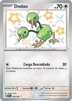 Doduo | Destinos de Paldea | Base de datos de cartas de JCC | Pokemon.com