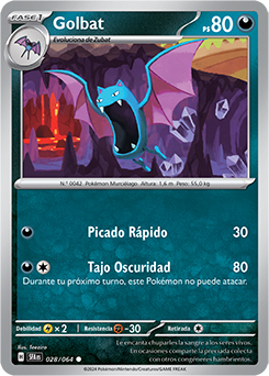 Golbat | Fábula Sombría | Base de datos de cartas de JCC | Pokemon.es