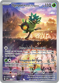Ogerpon Máscara Turquesa | Escarlata y Púrpura-Cartas promo | Base de ...