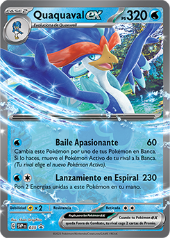 Quaquaval ex | Escarlata y Púrpura-Cartas promo | Base de datos de cartas de JCC | Pokemon.com