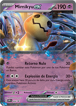 Mimikyu ex | Escarlata y Púrpura-Cartas promo | Base de datos de cartas ...