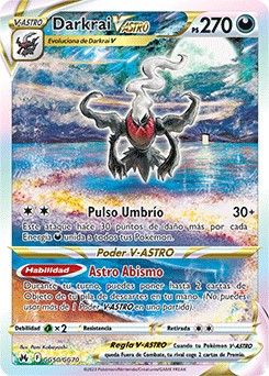 Darkrai V-ASTRO | Cenit Supremo Galería de Galar | Base de datos de ...