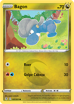 Bagon | Cielos Evolutivos | Base de datos de cartas de JCC | Pokemon.com
