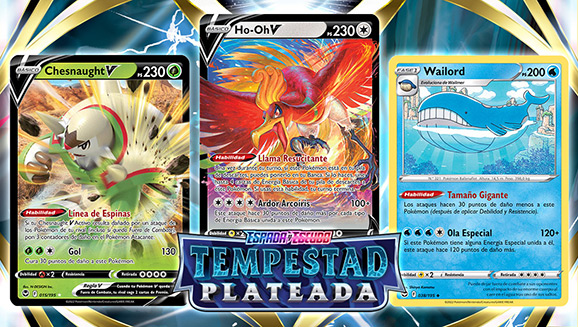 Triple jugada de Espada y Escudo-Tempestad Plateada: Ho-Oh V ...