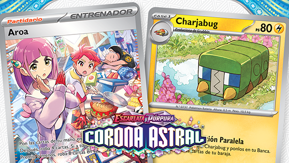 Las ilustraciones de la expansión Escarlata y Púrpura-Corona Astral de JCC Pokémon | Pokemon.es