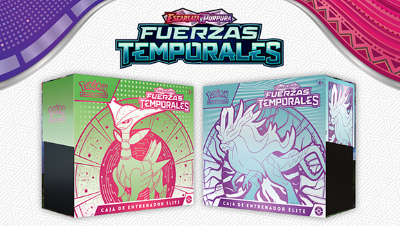 Caja de Entrenador Élite de Escarlata y Púrpura-Fuerzas Temporales de ... Caja de Entrenador Élite de Escarlata y Púrpura-Fuerzas Temporales de ...