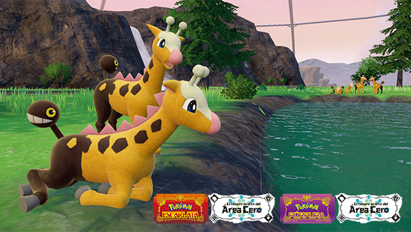 Sal en busca de Girafarig durante las apariciones masivas de Pokémon ...