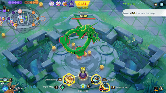 Análisis del mapa de las Ruinas Celestes de Tea de Pokémon UNITE ...