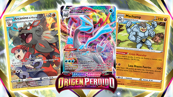 Kyurem VMAX, Arcanine de Hisui y más en Espada y Escudo-Origen Perdido de JCC Pokémon | Pokemon.com