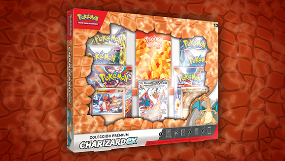 Colección prémium Charizard ex de JCC Pokémon | Pokemon.com