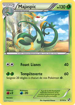 Majaspic | Noir & Blanc | Encyclopédie des cartes du JCC | www.pokemon.fr