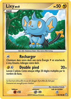 Lixy | Éveil des Légendes | Encyclopédie des cartes du JCC | www.pokemon.fr