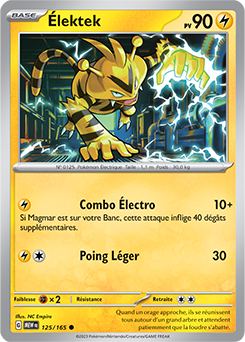 Élektek | 151 | Encyclopédie des cartes du JCC | www.pokemon.fr